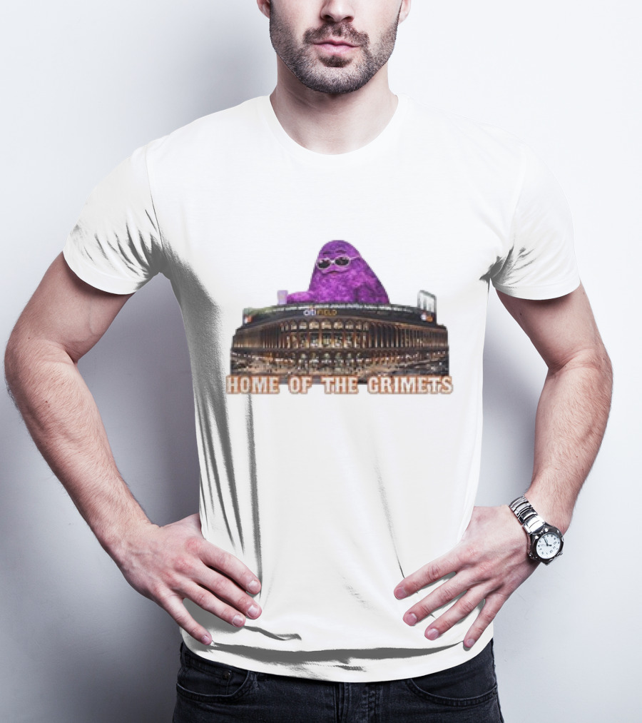 Citi Field Mets Grimace Home Of The Grimets T-Shirt