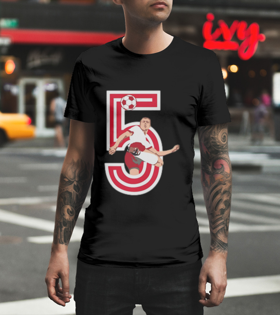 Franz Beckenbauer #5 Soccer Legend FC Bayern T-Shirt