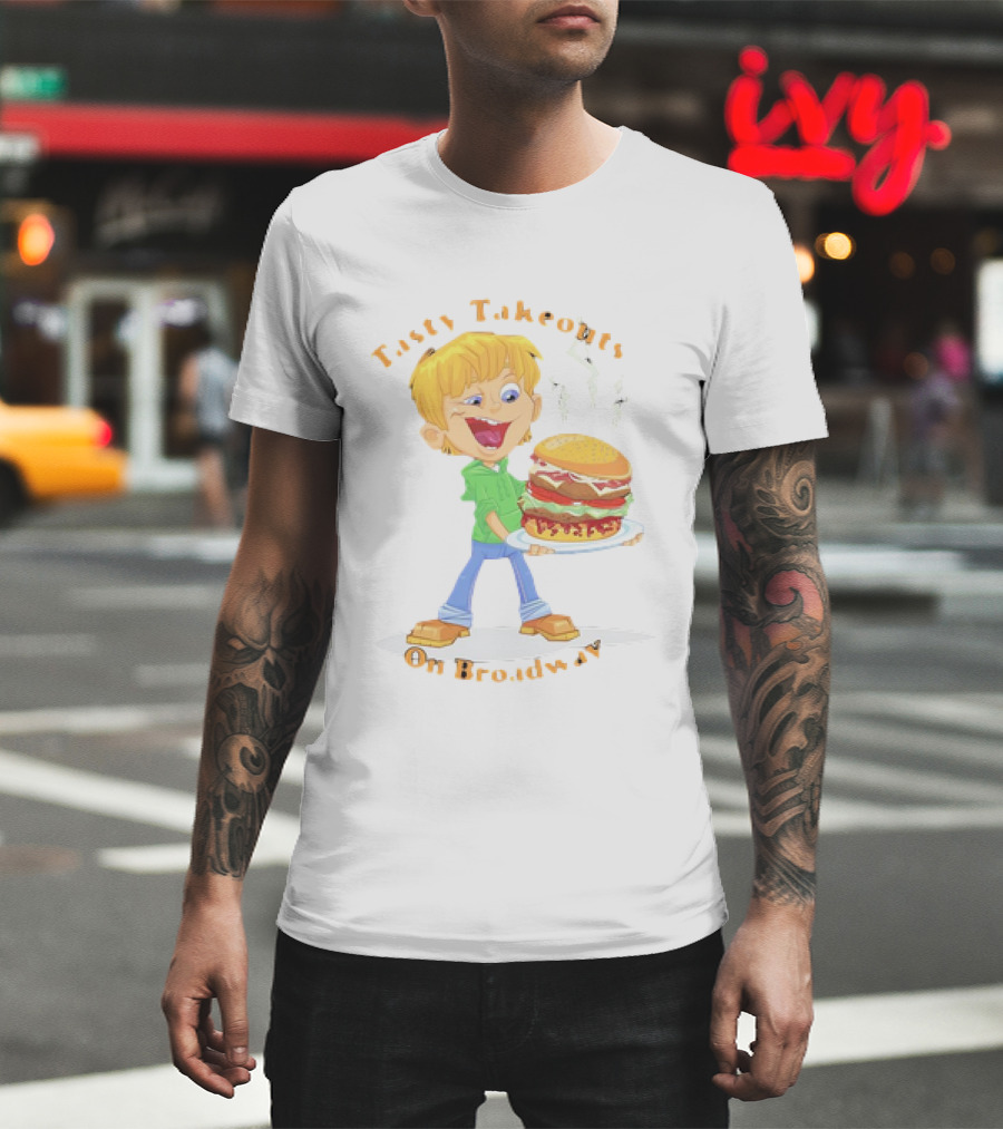 Tasty Takeouts On Broadway Hamburger Delight T-Shirt