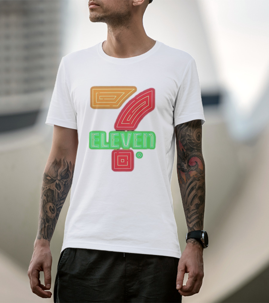 Ja’marr Chase X 7 Eleven Neon Logo Collaboration T-Shirt