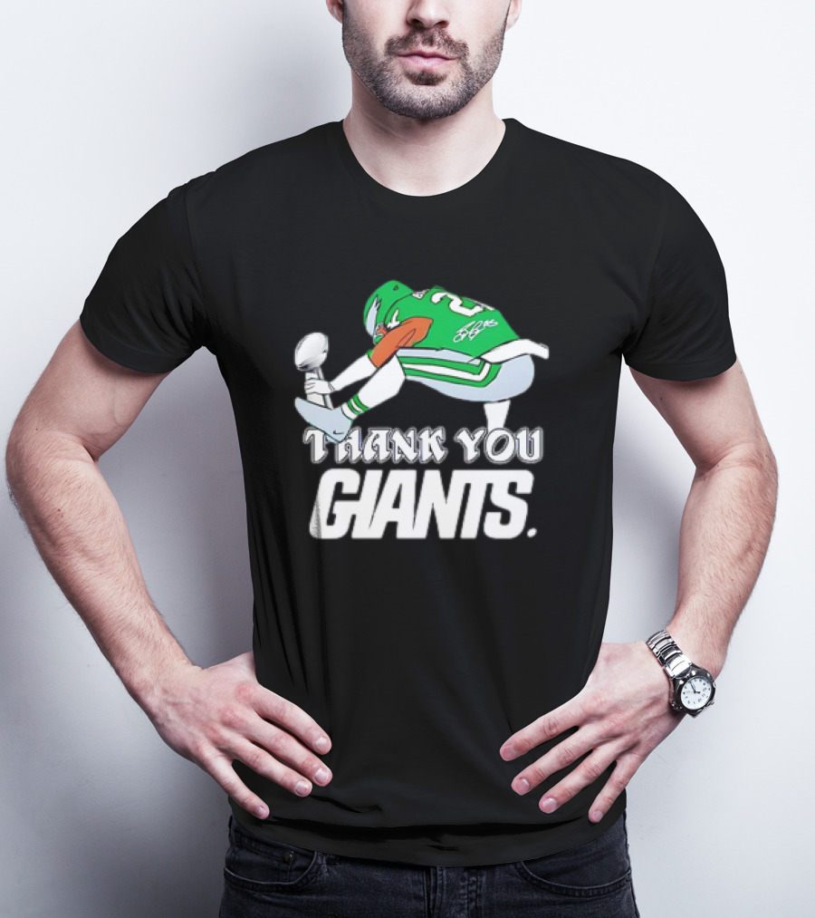 Thank You Giants Saquon Barkley Philadelphia Eagles Football T-Shirt