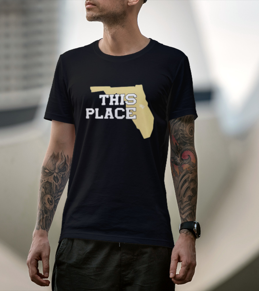 UCF Knights This Place Florida State Outline T-Shirt