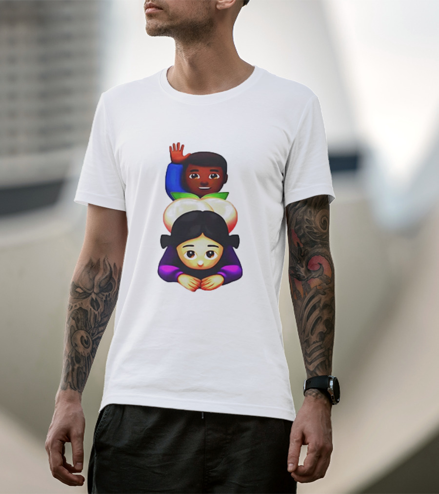 Doggystyle Emoji Meme Peach Behind Scene T-Shirt