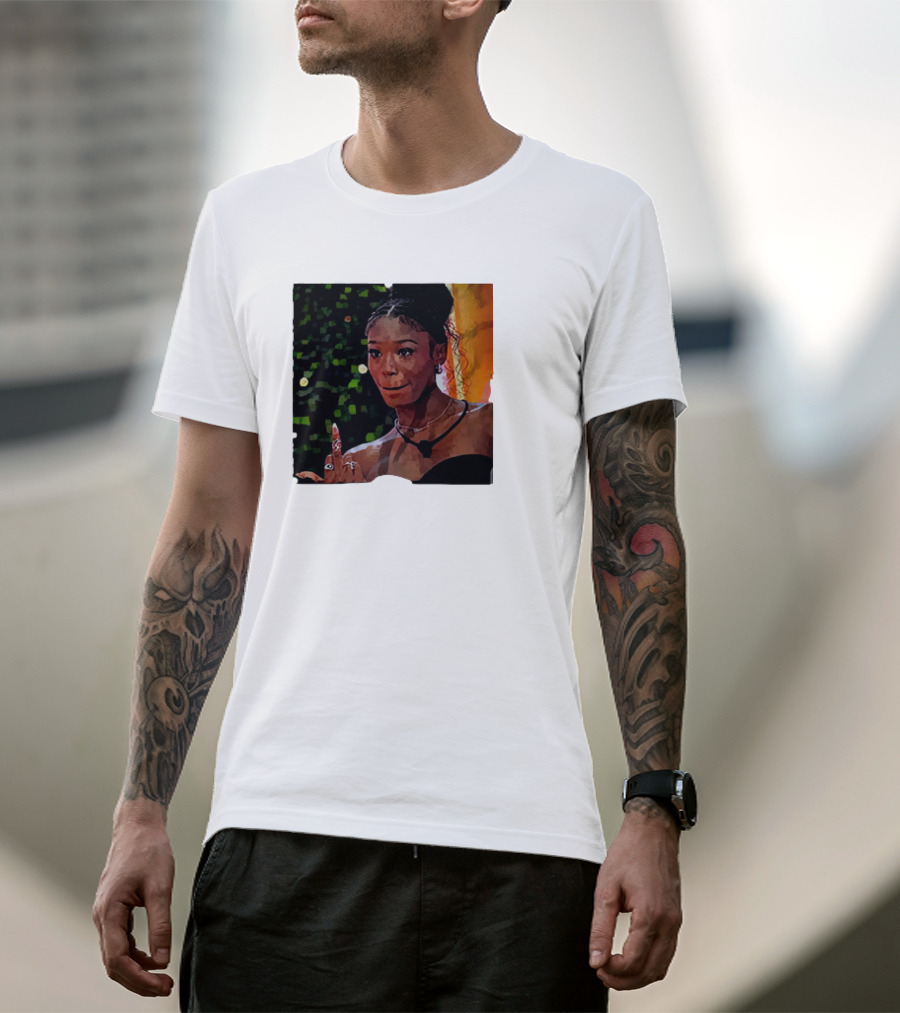 Love Island USA Serena Gesture Middle Finger T-Shirt