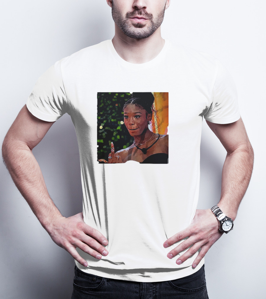 Love Island USA Serena Gesture Middle Finger T-Shirt