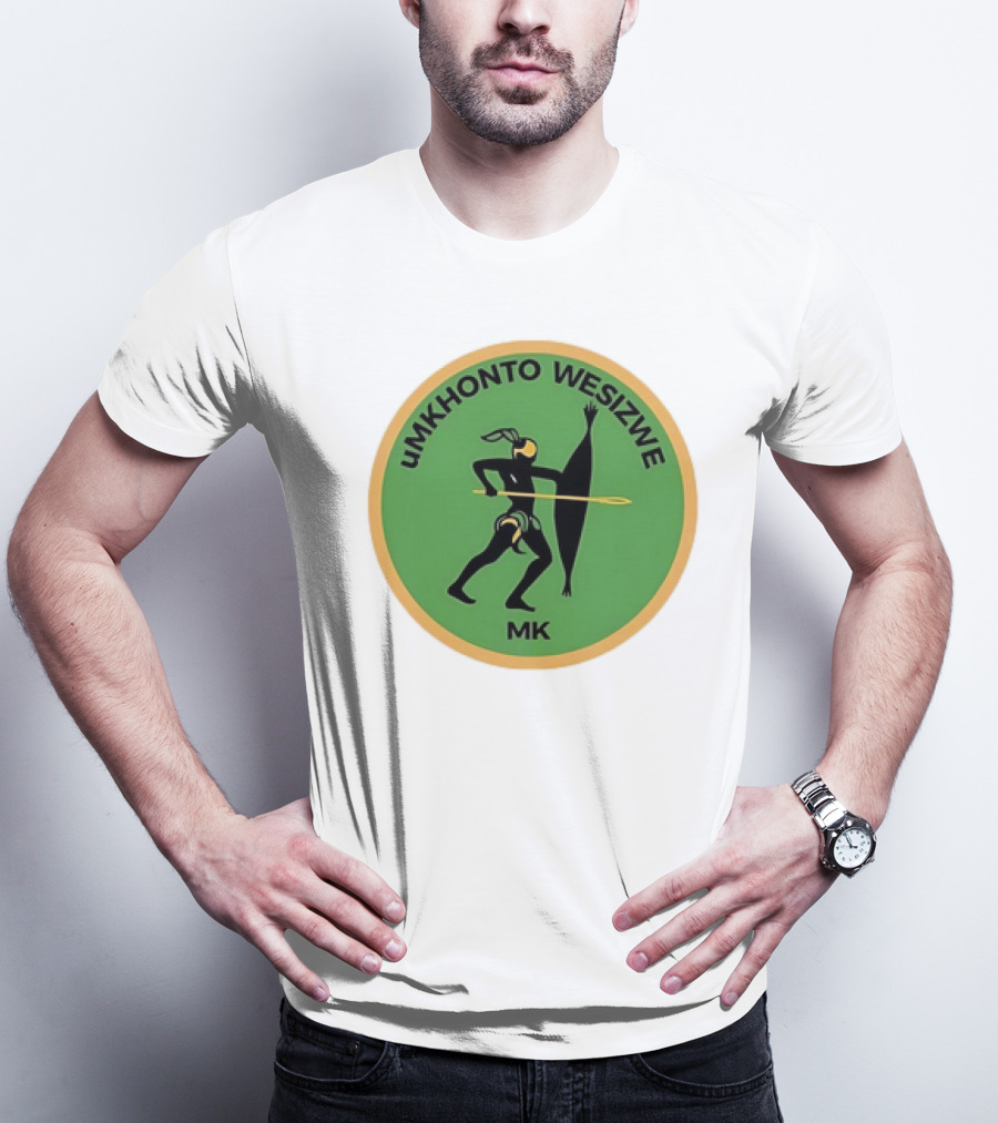 Umkhonto Wesizwe MK Embu Sign With Warrior And Spear T-Shirt