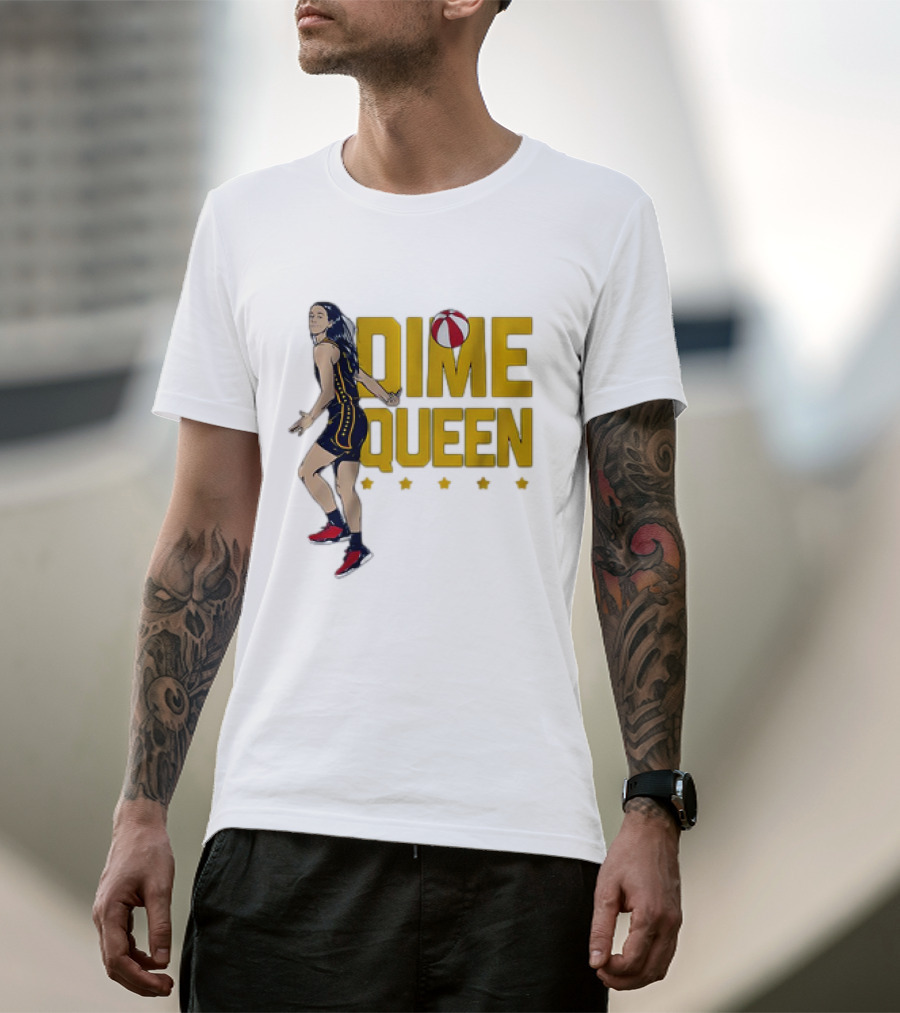 Caitlin Clark Dime Queen Indiana Fever Basketball T-Shirt