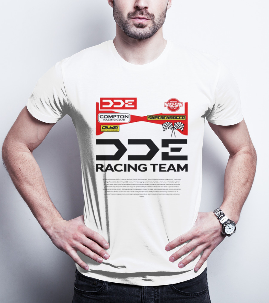 DDE Racing Team Compton Racing Club Supercharged Racecar 333 Carbon T-Shirt