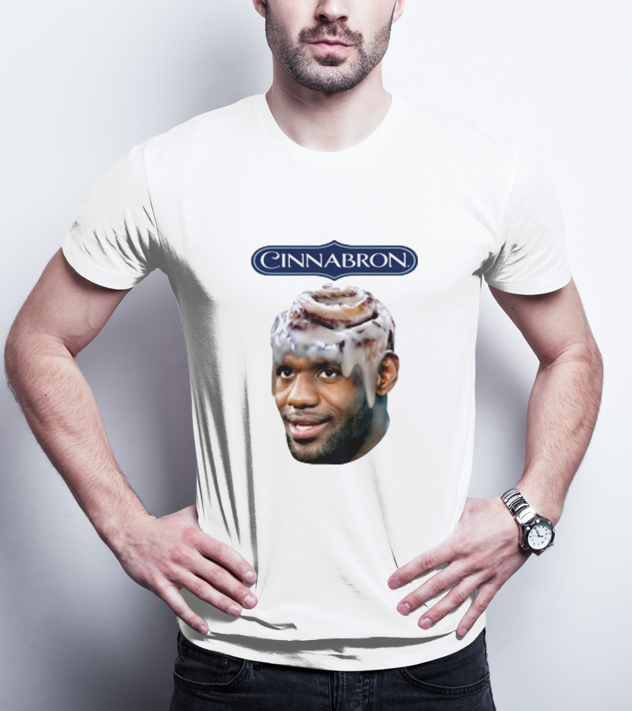 Lebron James Cinnabron Cinnamon Roll Head T-Shirt