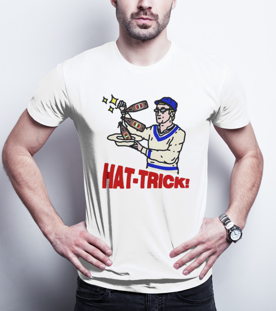 Hat Trick Beer Get Your Bottles Sparkling Cheers T-Shirt
