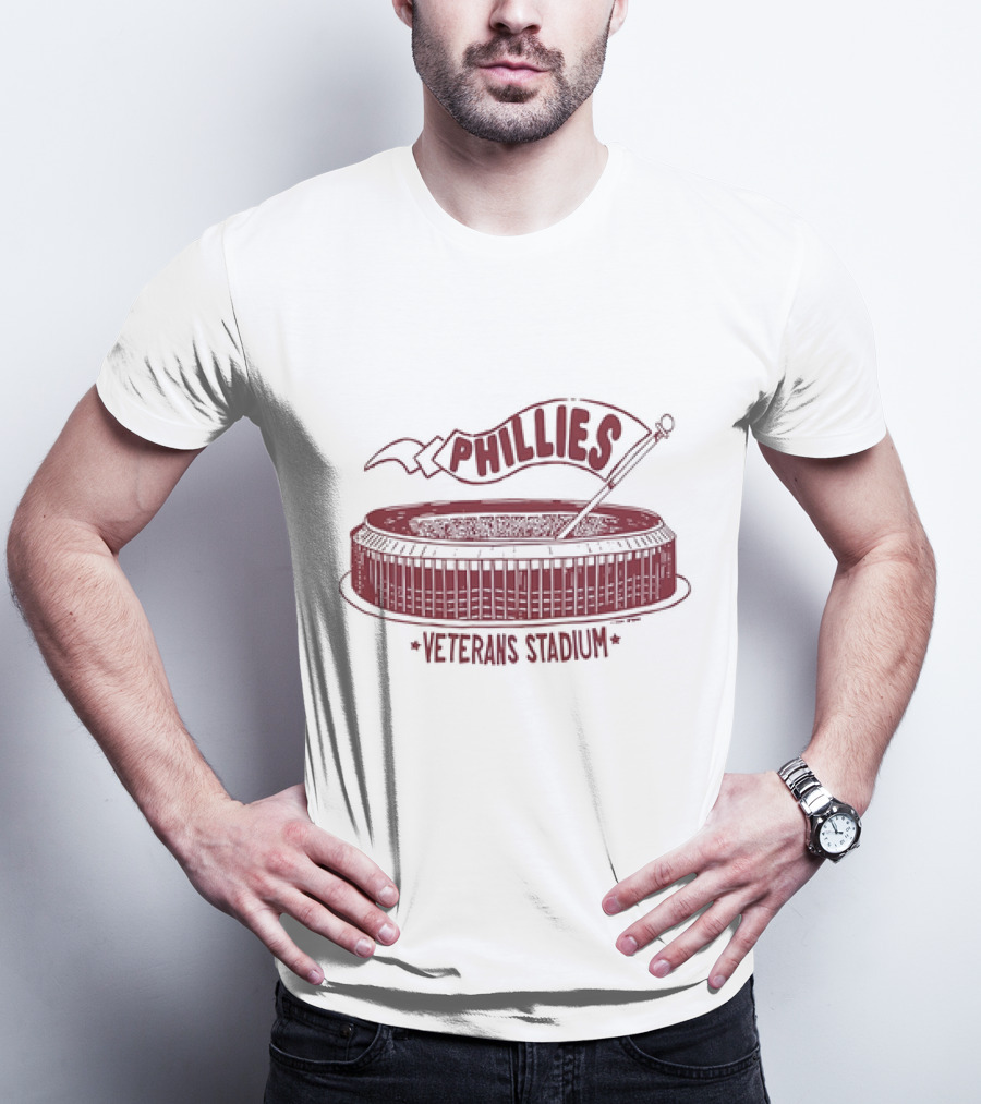 Phillies Veterans Stadium Retro T-Shirt