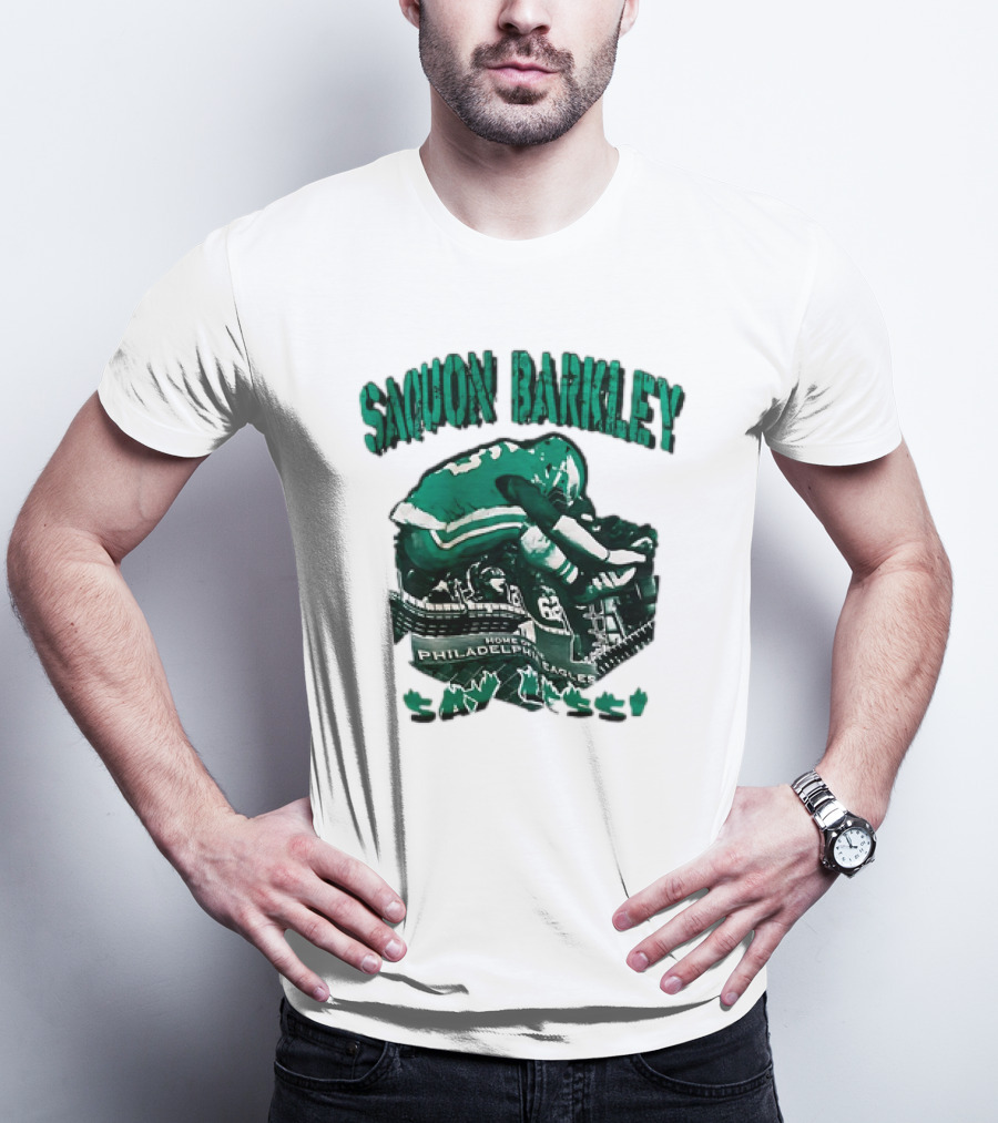 Saquon Barkley Fly Home Of Philadelphia Eagles Say Less T-Shirt