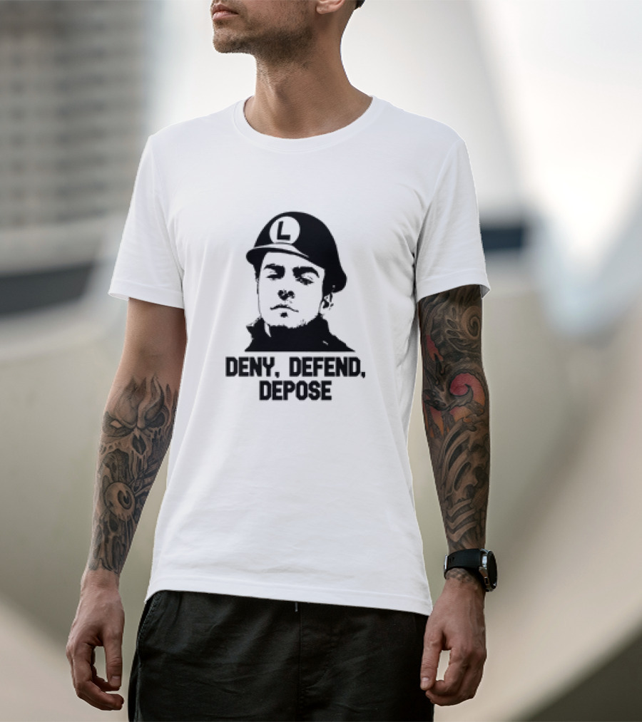 Deny Defend Depose Helmet Portrait Classic T-Shirt