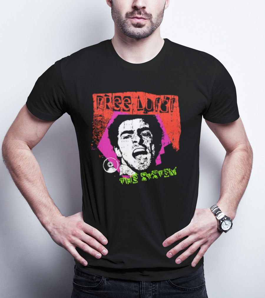 Free Luigi The System Portrait Bold Expression T-Shirt