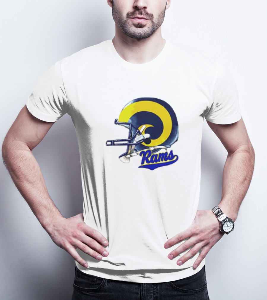Los Angeles Rams Helmet Rams Football T-Shirt