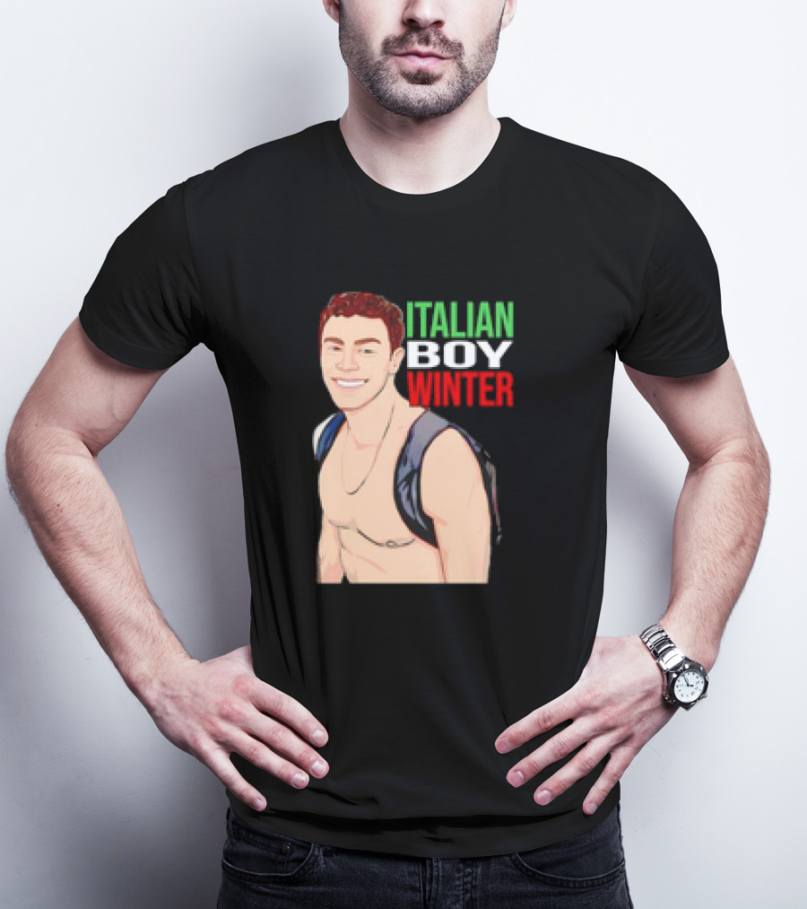 Luigi Mangione Italian Boy Winter Backpack Smiling T-Shirt