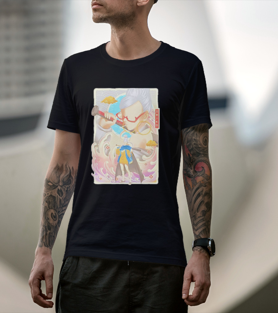 Seiko Ayase Dandadan Character With Vibrant Colors And Artistic Elements T-Shirt