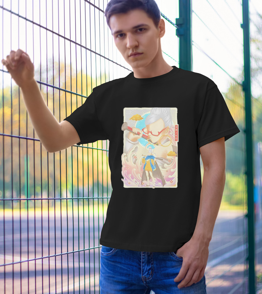 Seiko Ayase Dandadan Character With Vibrant Colors And Artistic Elements T-Shirt