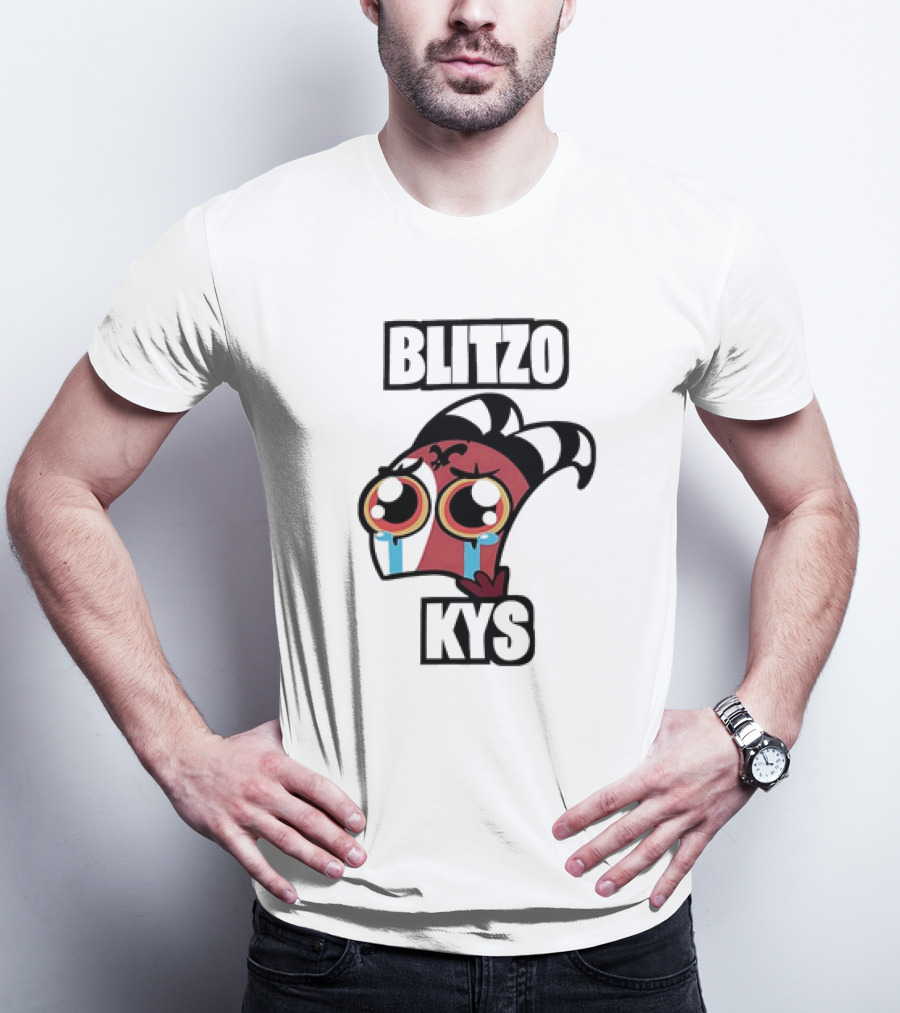 Blitzo Kys Character Crying Eyes Iconic T-Shirt