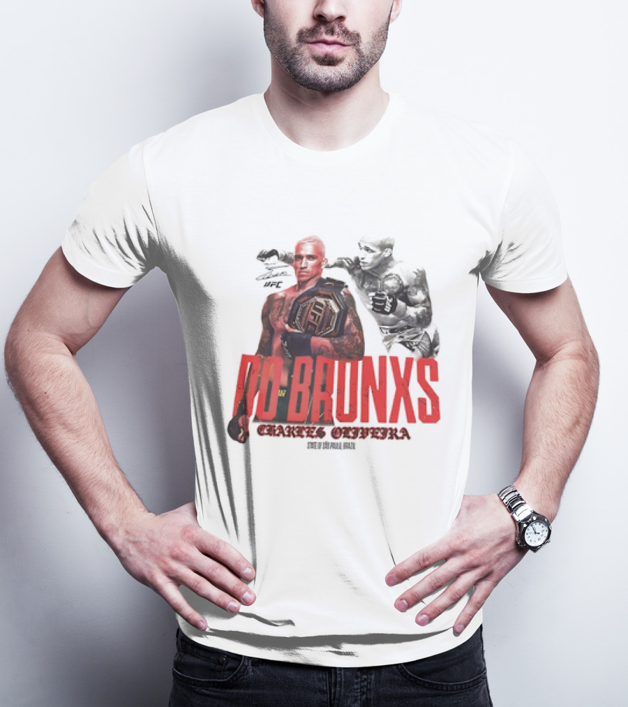 Charles Oliveira Do Bronx UFC Star São Paulo Brazil Champion T-Shirt