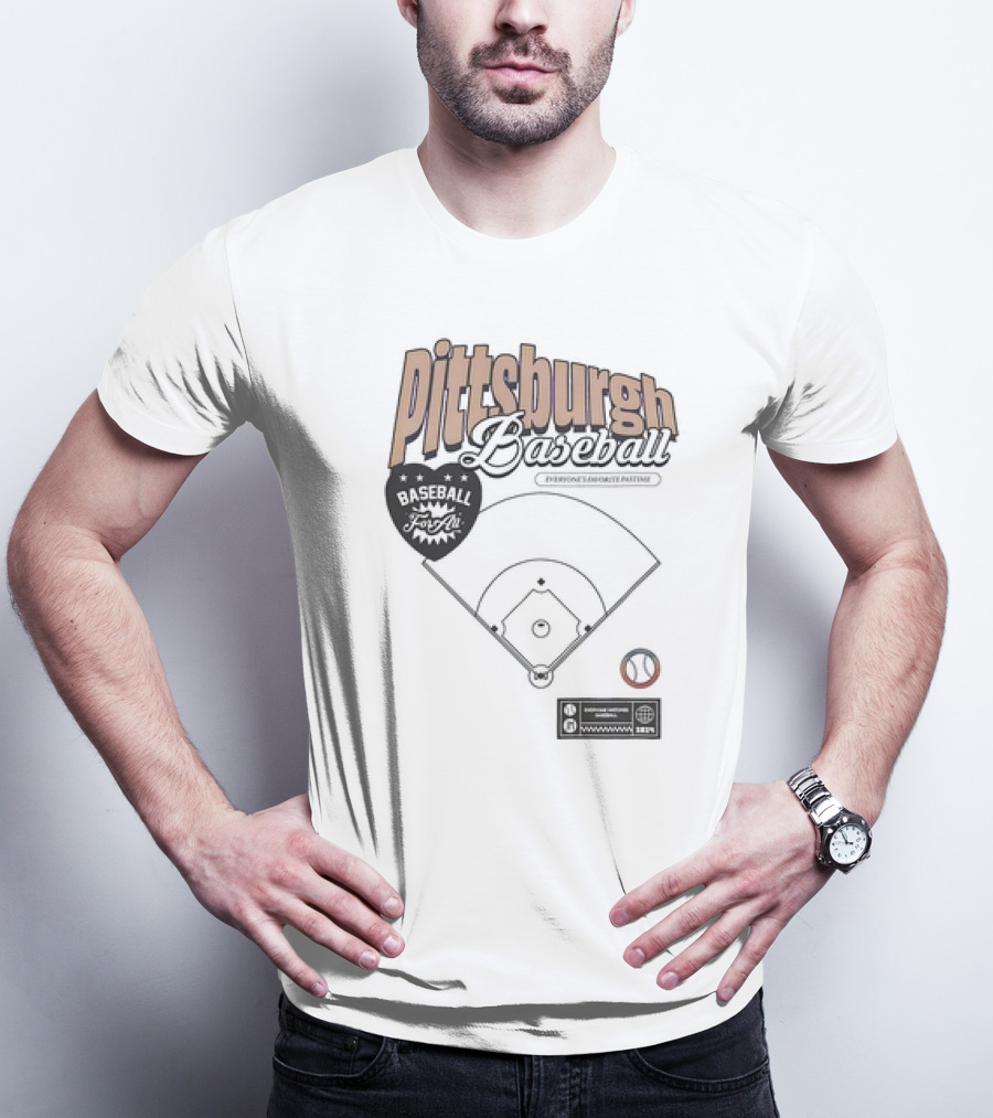 Pittsburgh Baseball Everyone’s Favorite Pastime Field T-Shirt