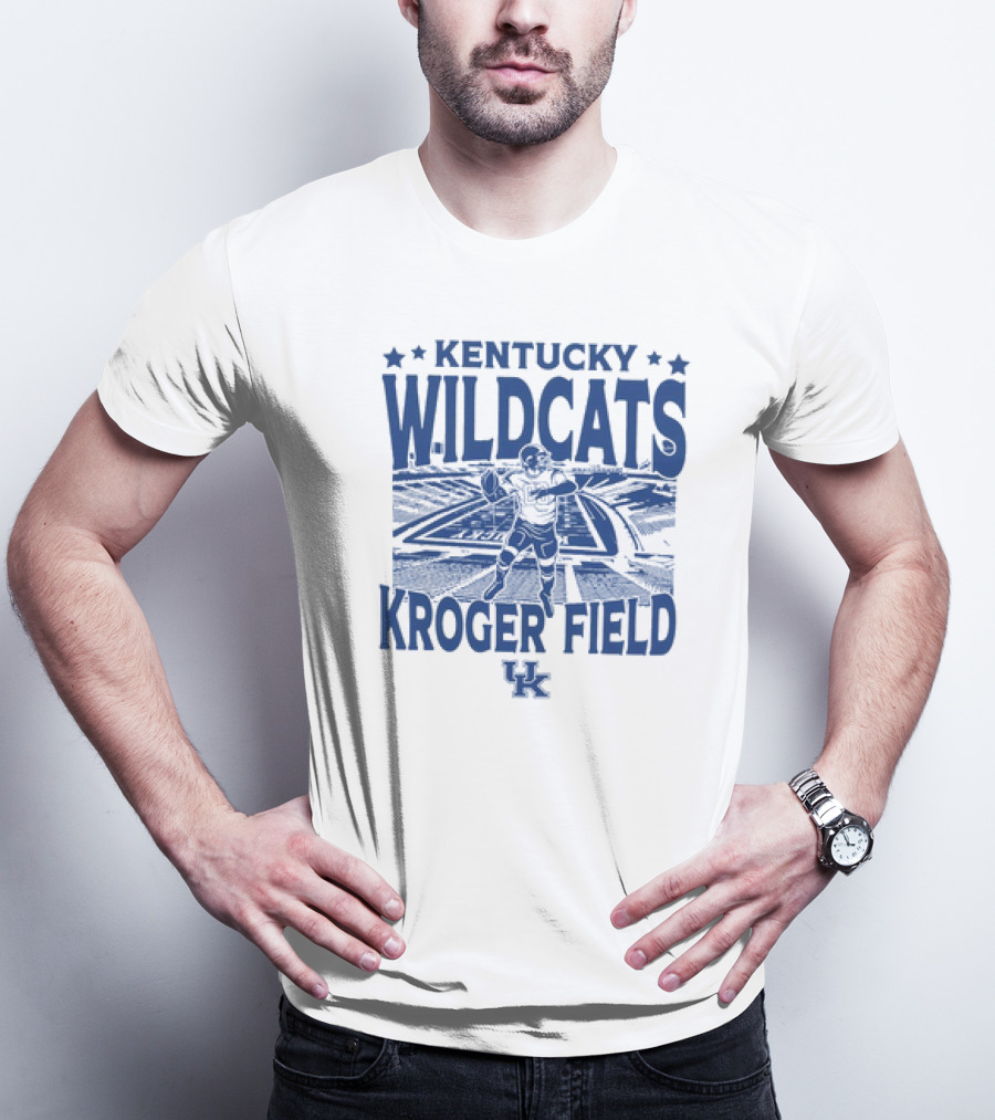 Kentucky Wildcats Kroger Field Football UK T-Shirt