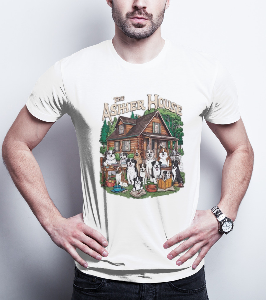 The Asher House Dogs Cabin Gathering T-Shirt