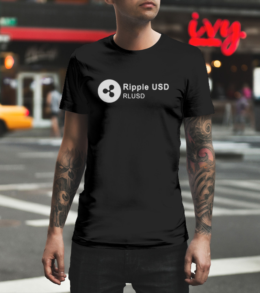 Ripple USD RLUSD Icon T-Shirt
