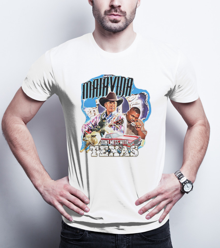 Malavida Don’t Mess With Texas Cowboy And Car T-Shirt