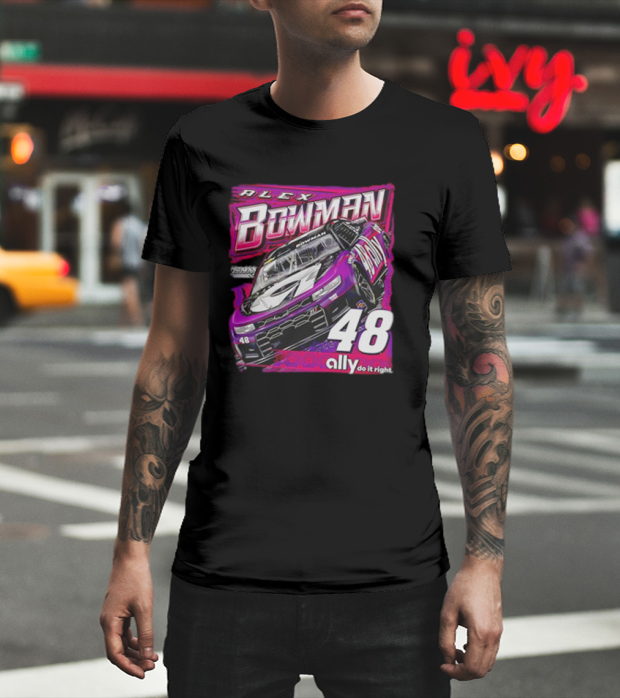 Alex Bowman 48 Chevrolet ZL1 Hendrick Motorsports Ally Racing T-Shirt