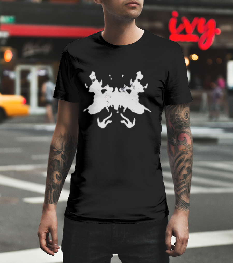 Angel Fish Rorschach Inkblot Symmetry T-Shirt