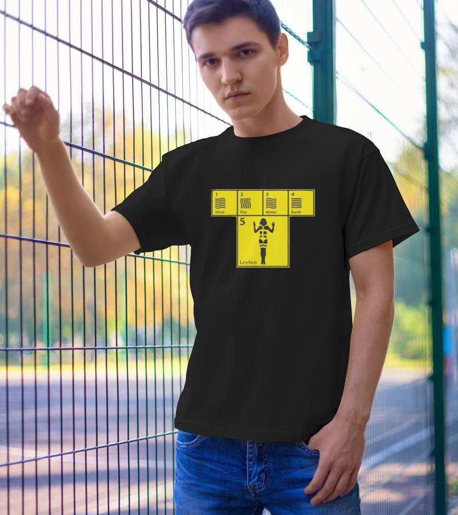 Five Elements Wind Fire Water Earth Leeloo Iconic T-Shirt