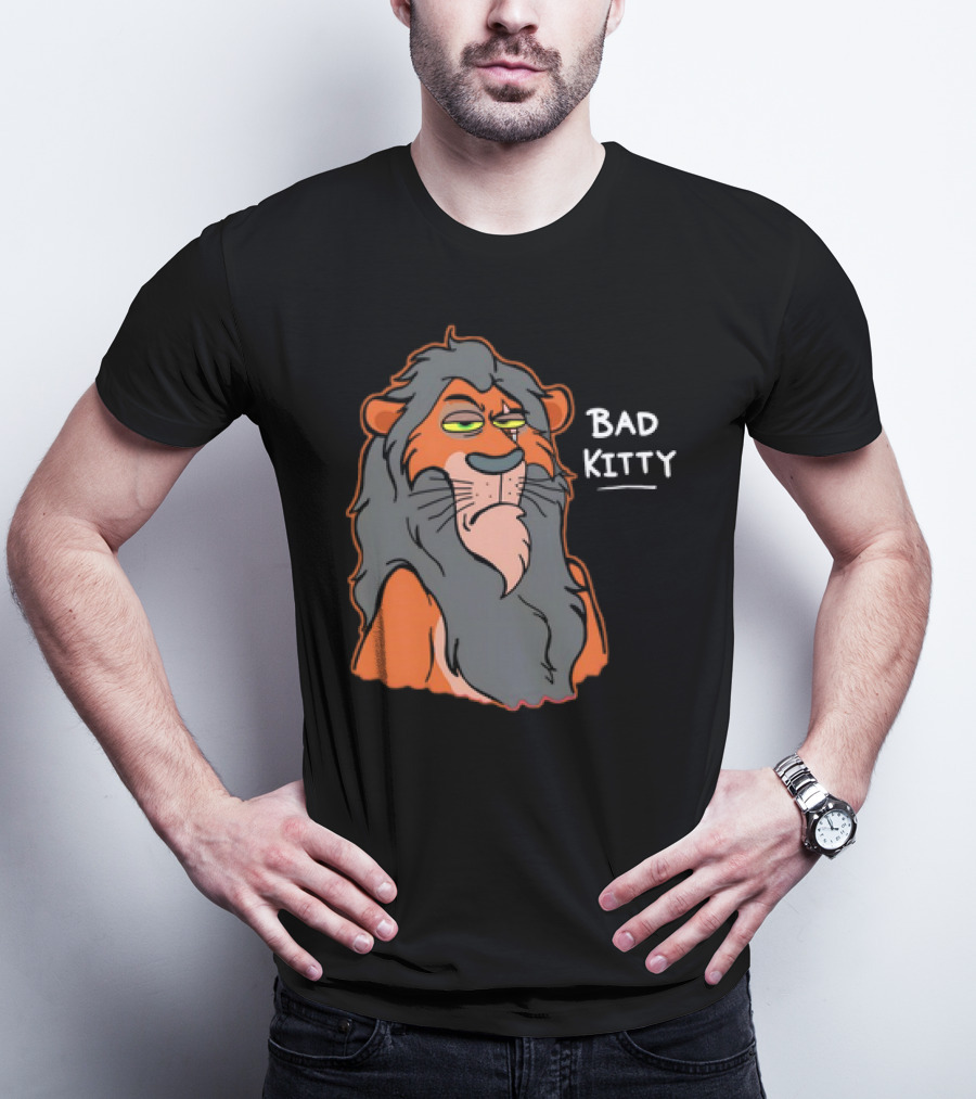 Scar Bad Kitty Lion Expression T-Shirt