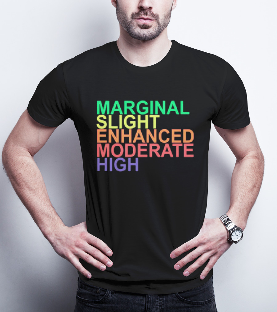 Marginal Slight Enhanced Moderate High T-Shirt