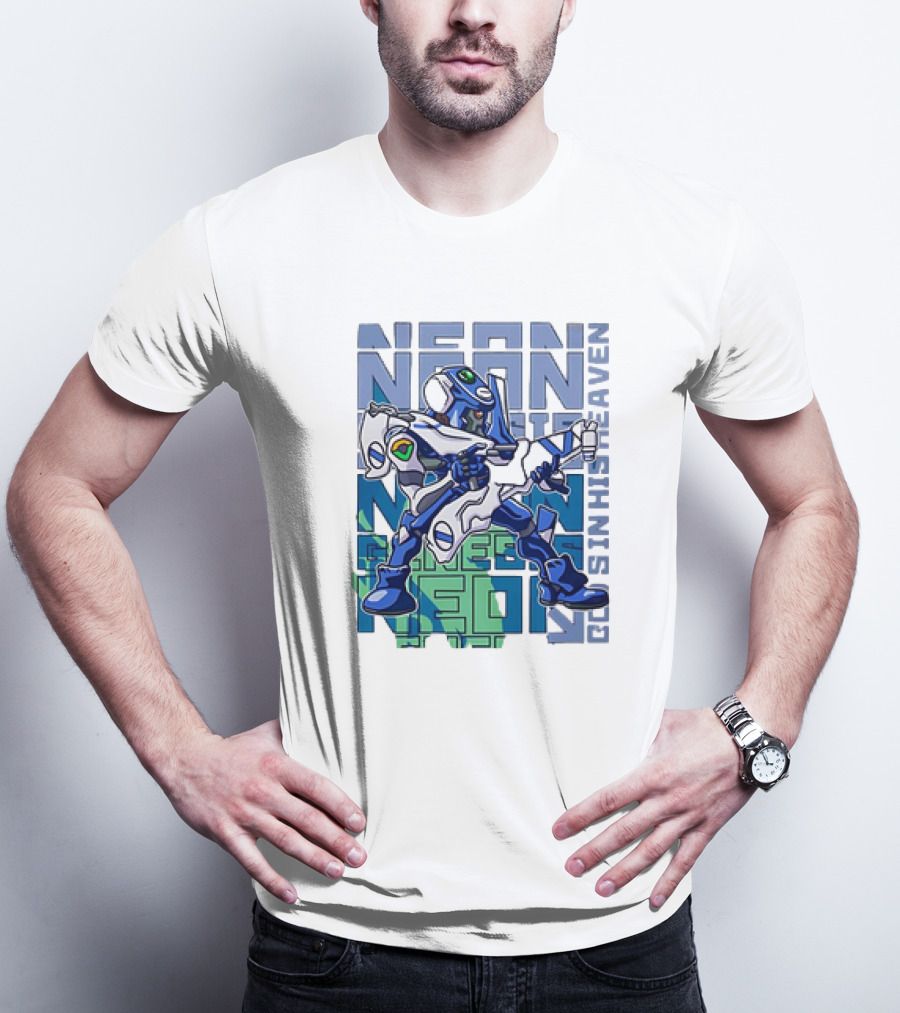 Neon Genesis Evangelion Eva-00 God's In His Heaven T-Shirt