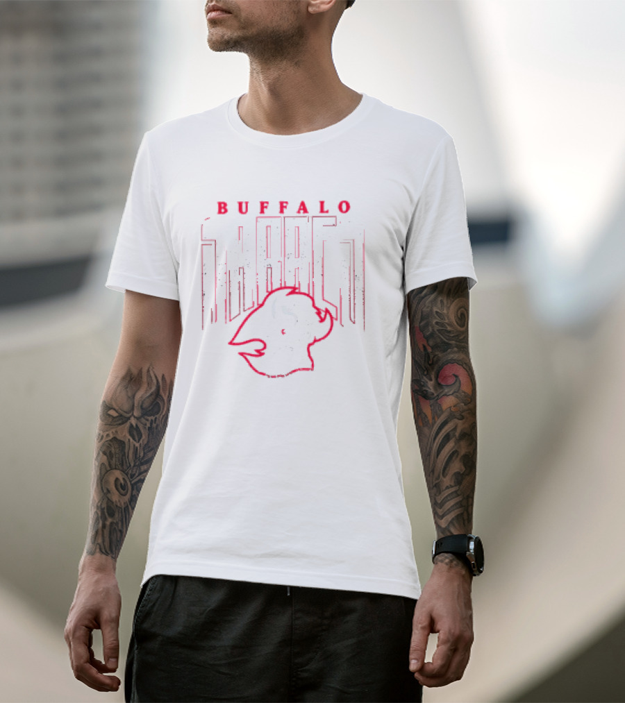 Buffalo Sabres Retro Red And Black NHL Hockey T-Shirt