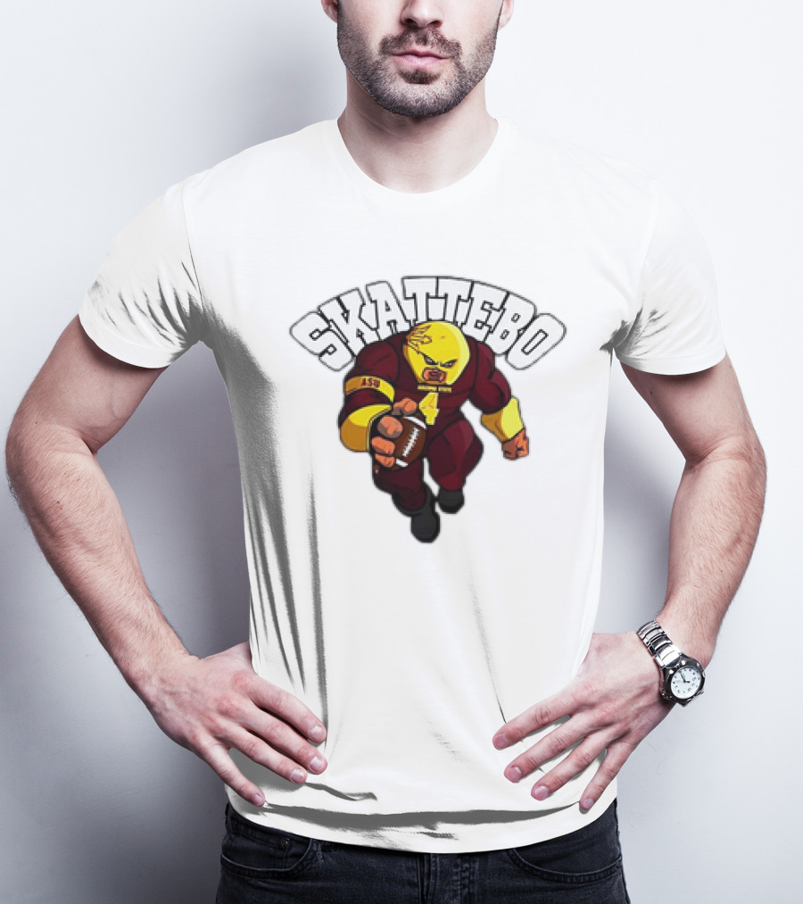 Arizona State Sun Devils Skattebo Football Mascot ASU Juggernaut T-Shirt