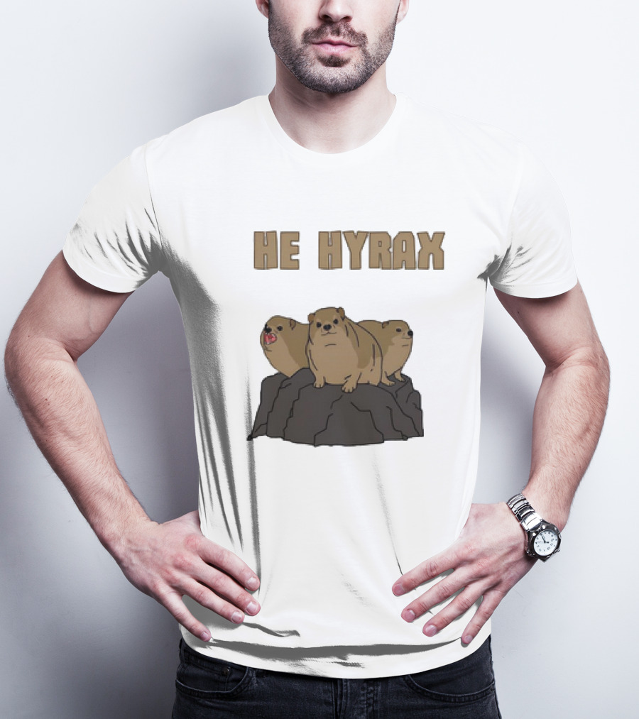 HE HYRAX Cute Angry Meme T-Shirt