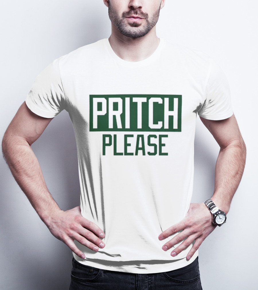 Boston Celtics Basketball Pritch Please T-Shirt