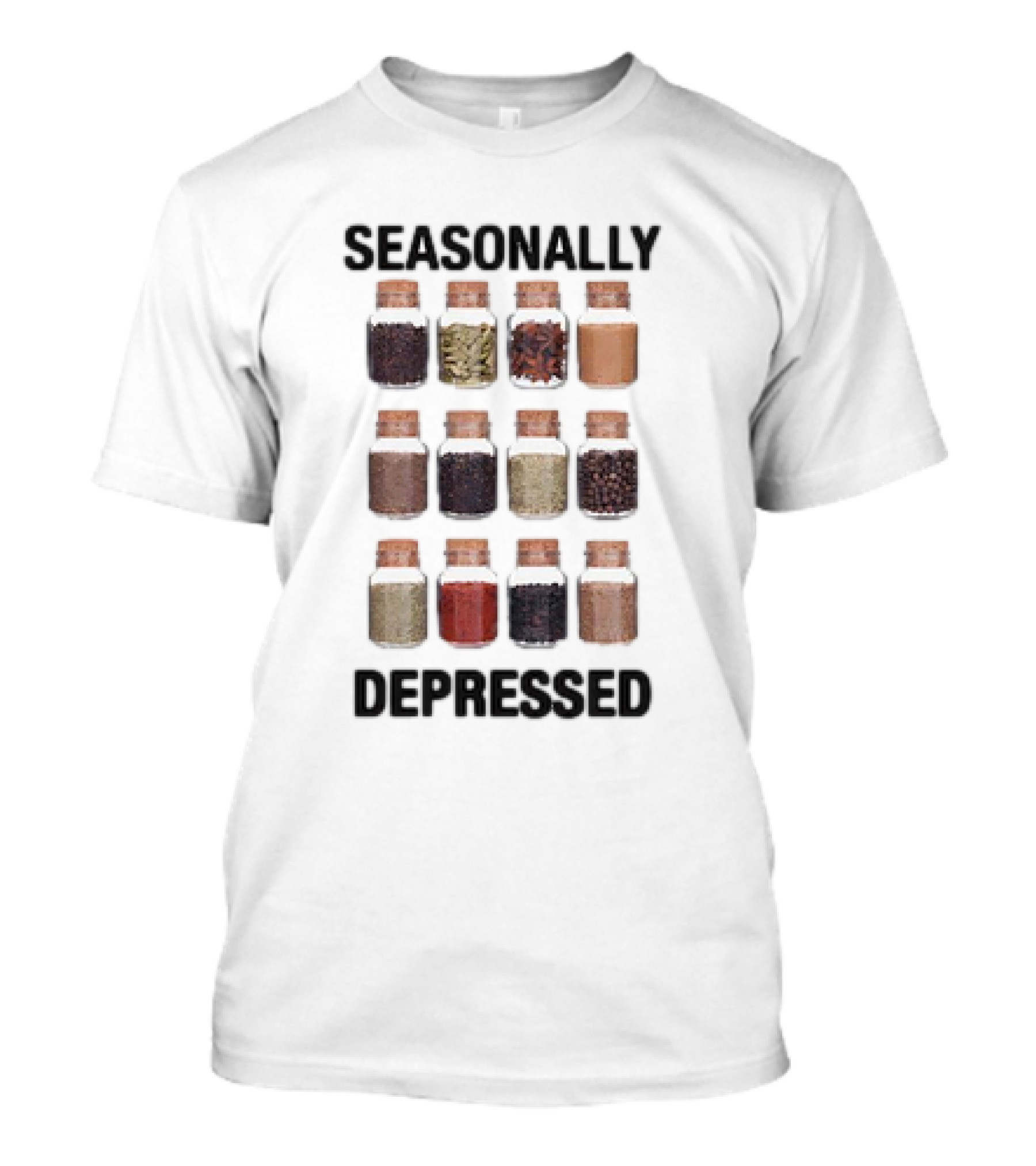 Seasonally Depressed Spice Jar Collection T-Shirt