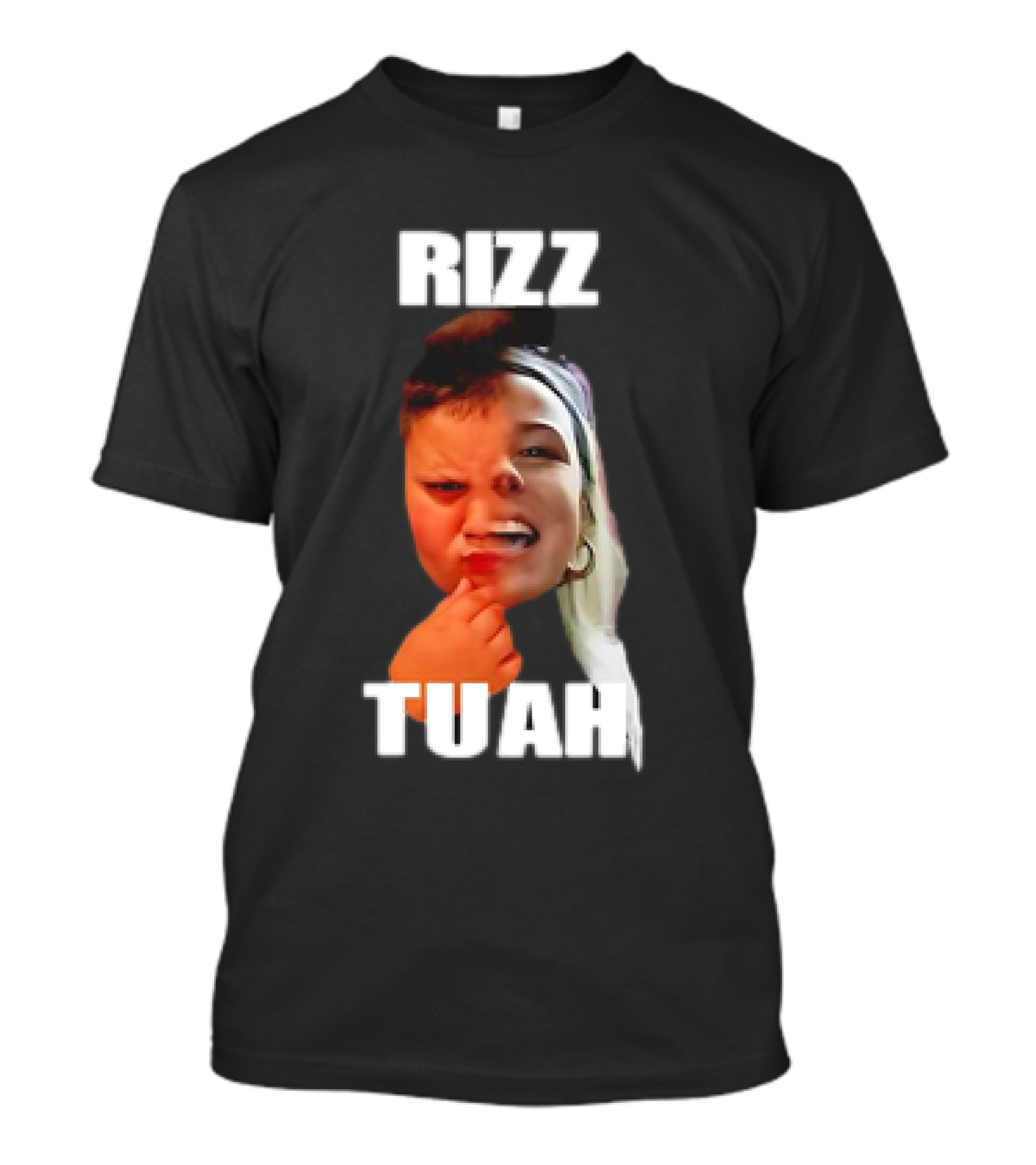 Rizz Tuah Hawk Rizzler Face Mashup T-Shirt
