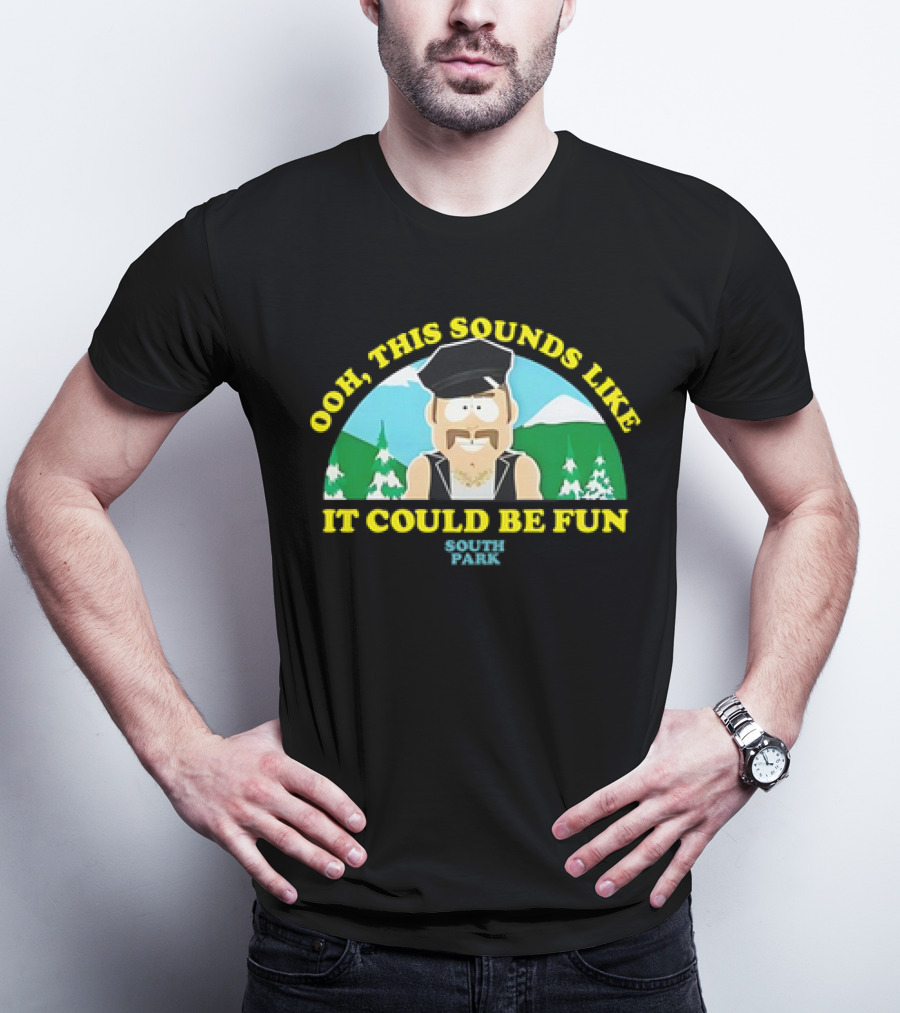 Ooh This Sounds Like It Could Be Fun South Park Vintage Biker Character T-Shirt