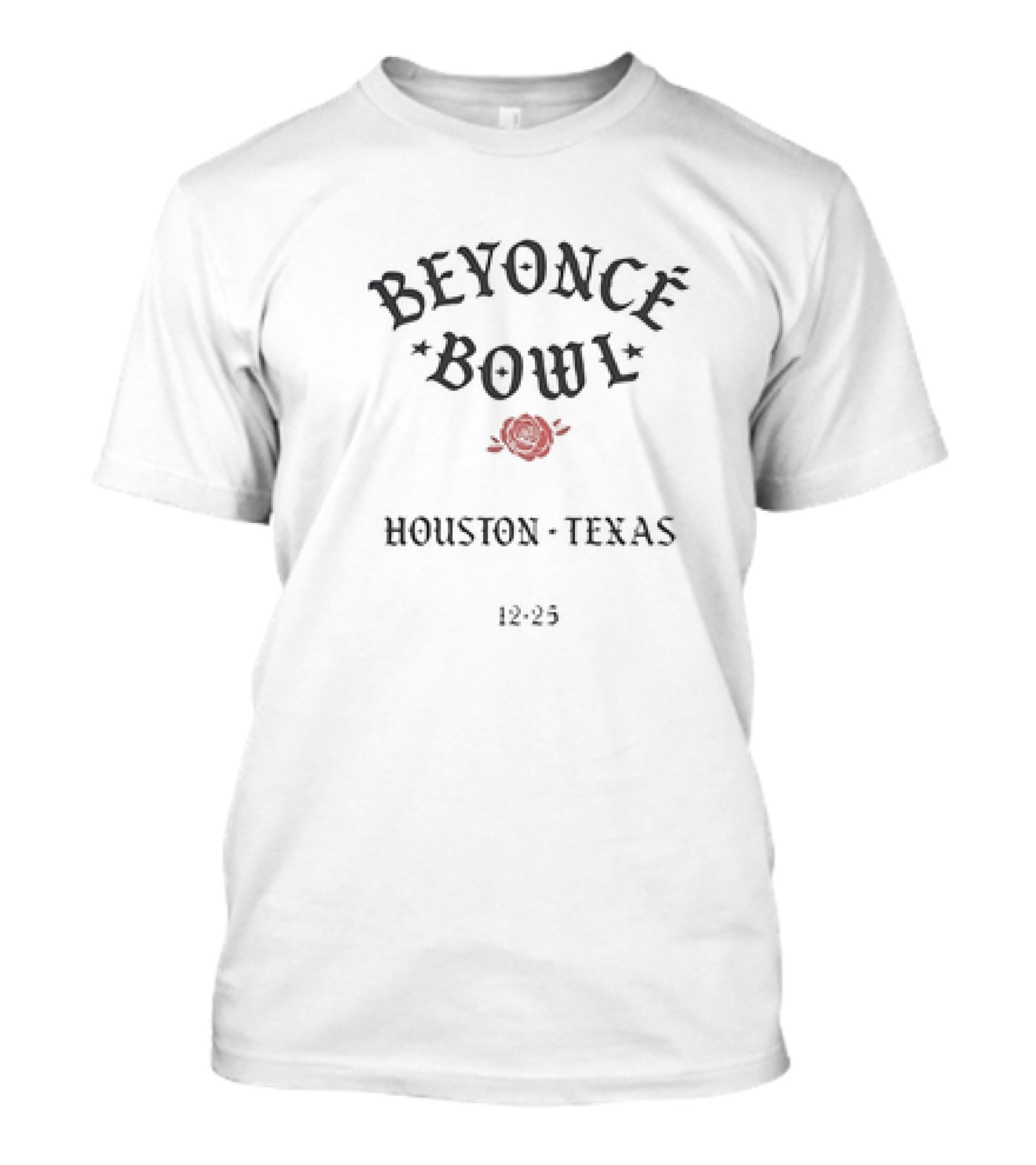 Beyonce Bowl Houston Texas 12:25 Rose T-Shirt