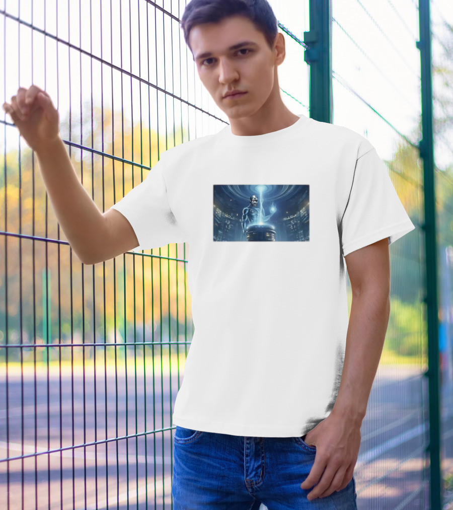 George Droyd Futuristic Reactor Energy Core Image T-Shirt