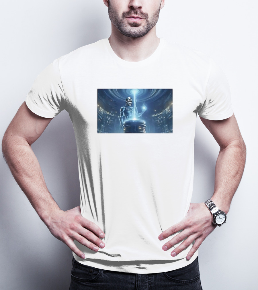 George Droyd Futuristic Reactor Energy Core Image T-Shirt
