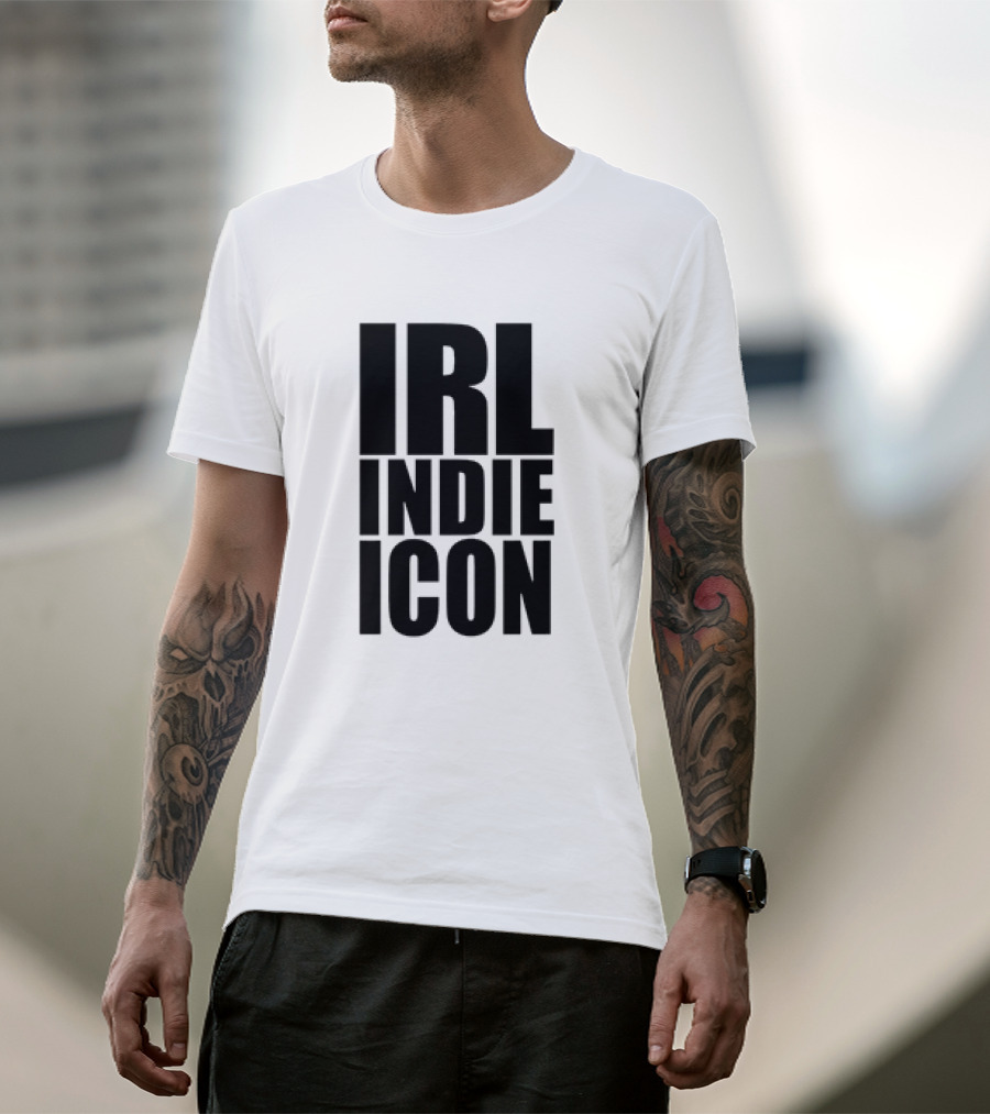 IRL Indie Icon Text Block T-Shirt