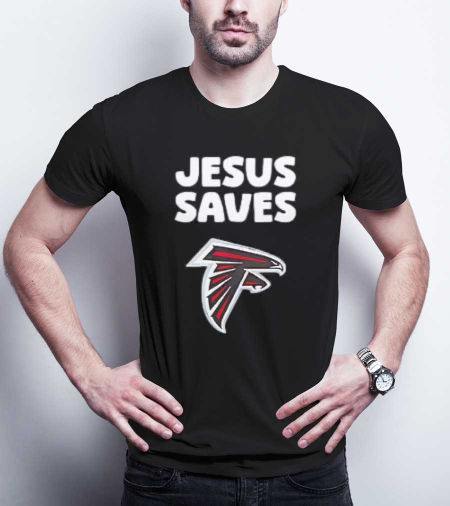 Atlanta Falcons Jesus Saves T-Shirt