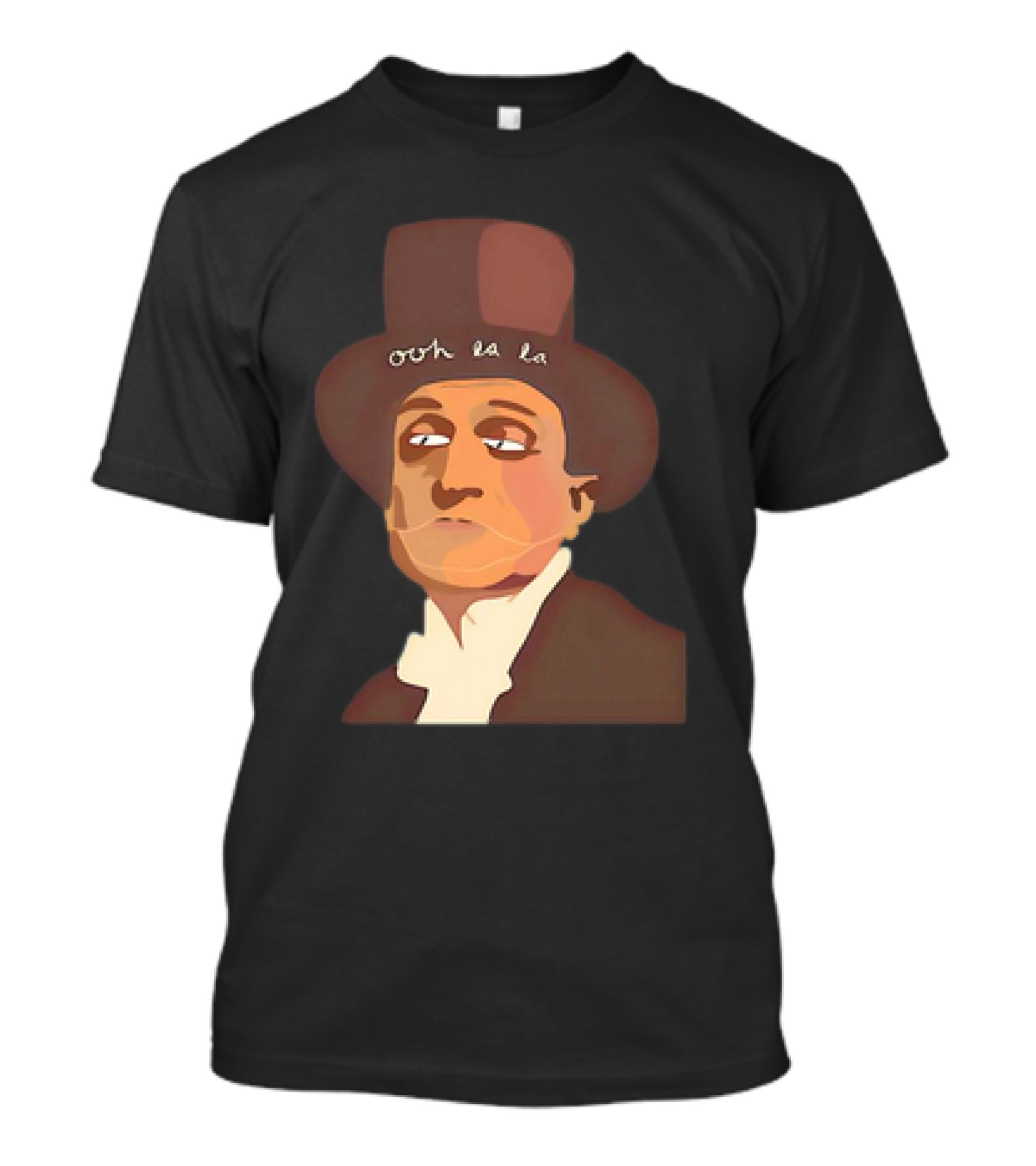 The Man Ooh La La Top Hat Gentleman Vintage Caricature Essential T-Shirt