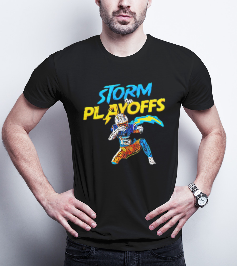 Storm The Playoffs Los Angeles Rams Demarcus Robinson Football T-Shirt