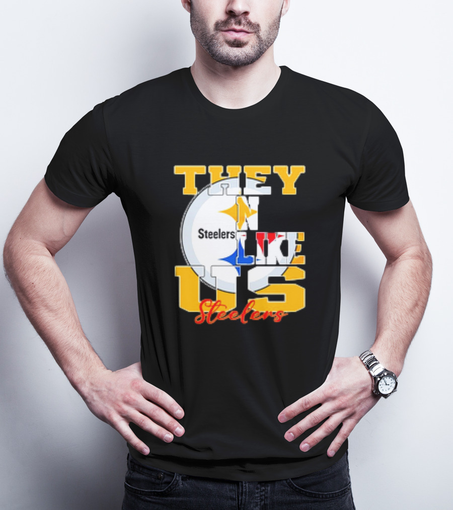 Pittsburgh Steelers NFL Football They Not Like Us T-Shirt